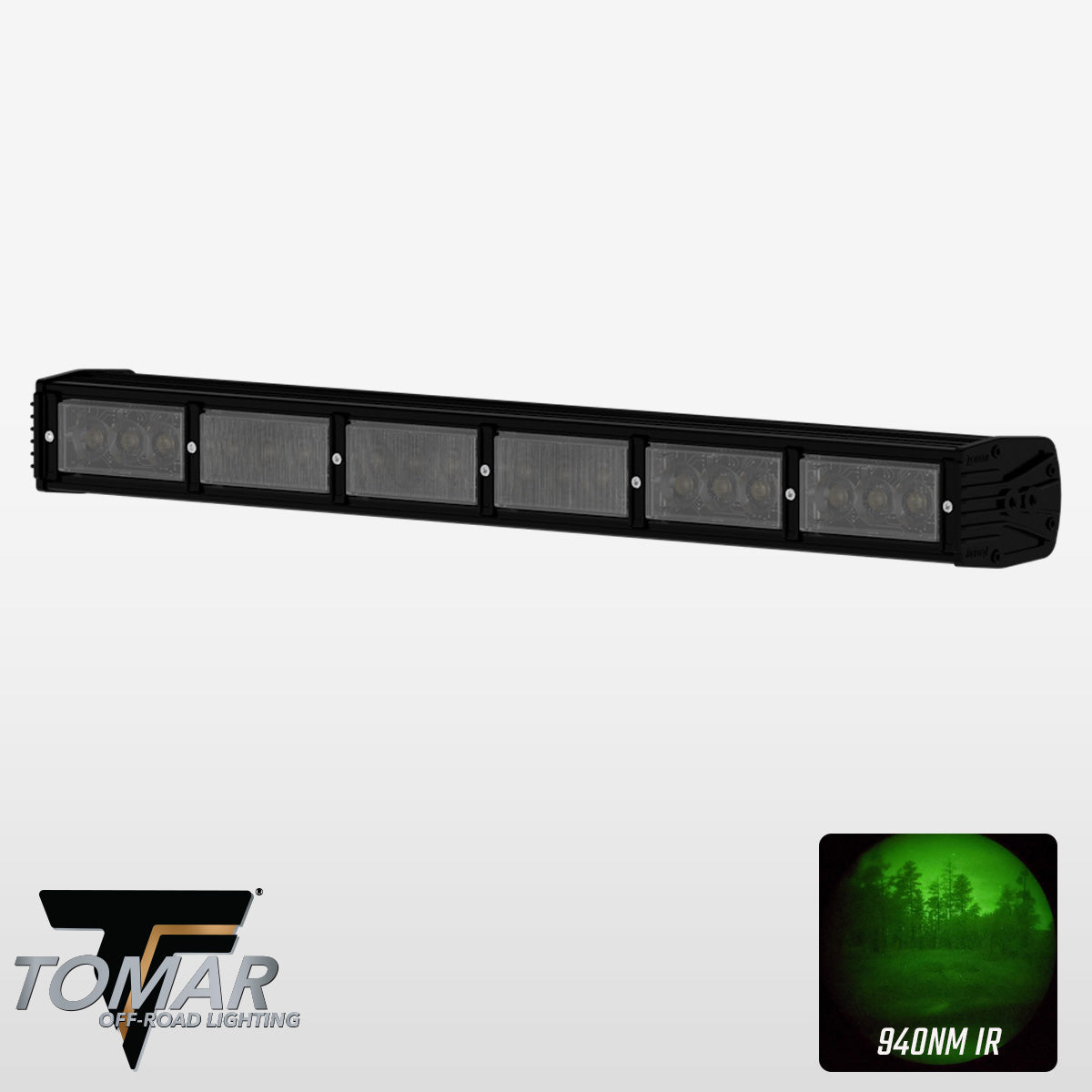 30" TRX Series Single Color Infrared LED Light Bar (White/IR)