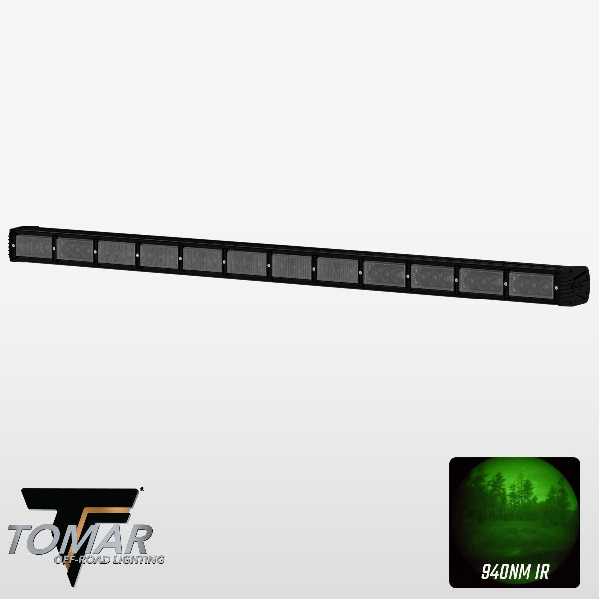 60" TRX Series Single Color Infrared LED Light Bar (White/IR)
